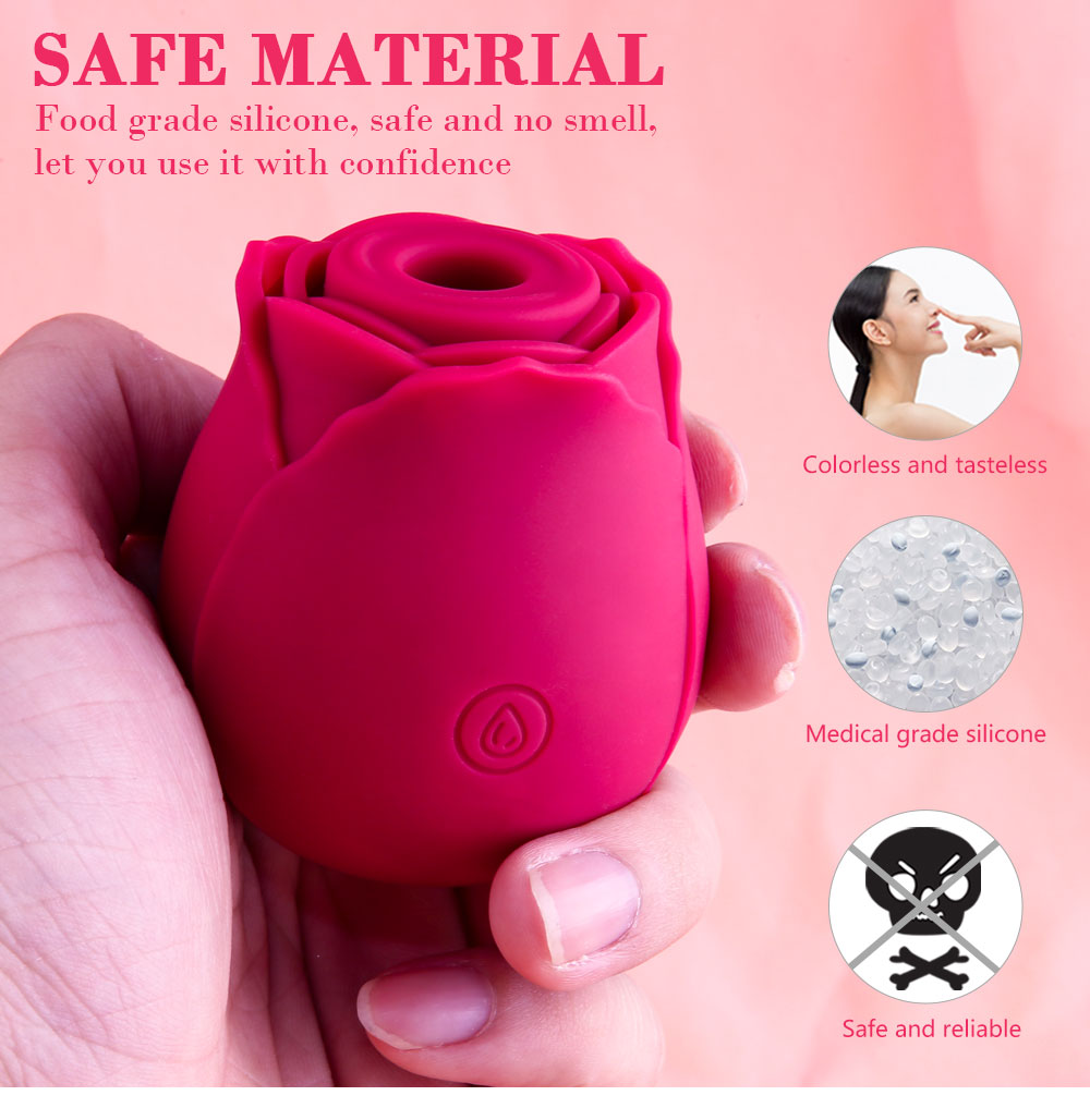 2021 Rose Flower Sucking Vibrator For Women Clit Sucker Vaginal