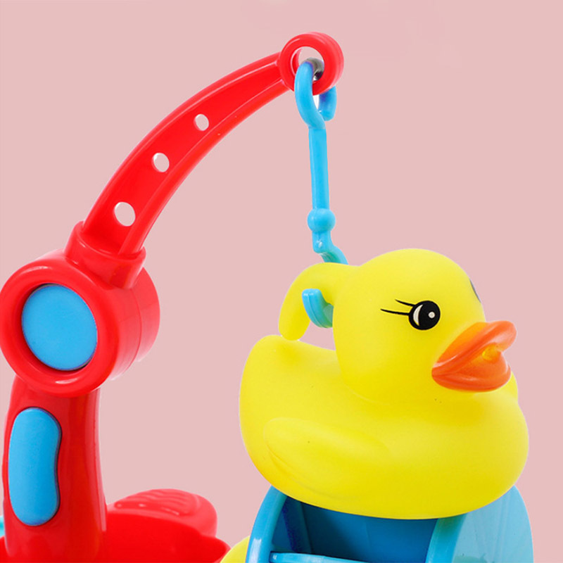 2021 Baby Bath Toy Set DIY Cartoon Animal Duck Boat Water Spraying ...