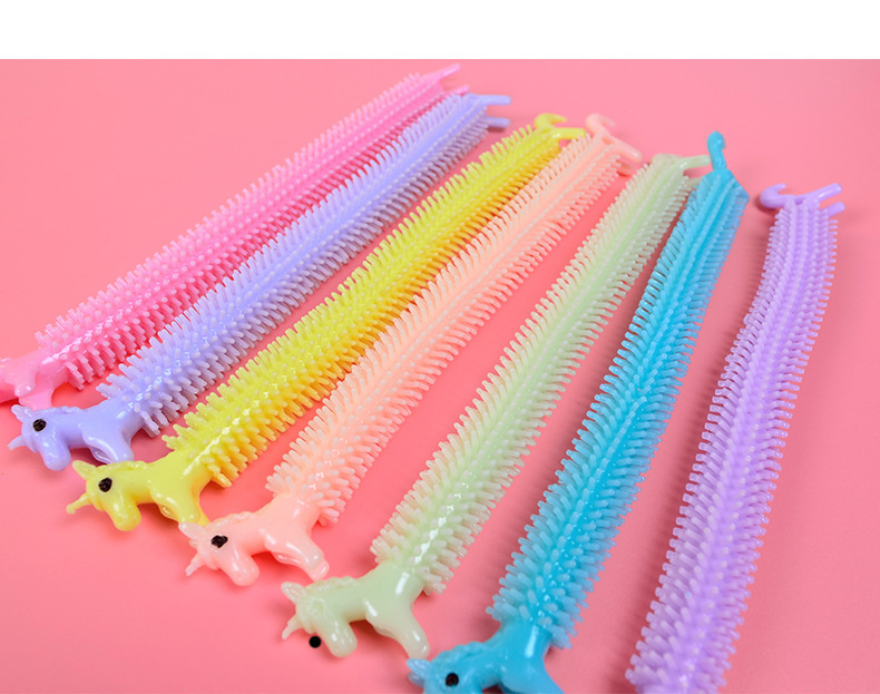 DHL Fidget Toys Sensory Toy Noodle Rope TPR Stress Reliever Unicorn ...