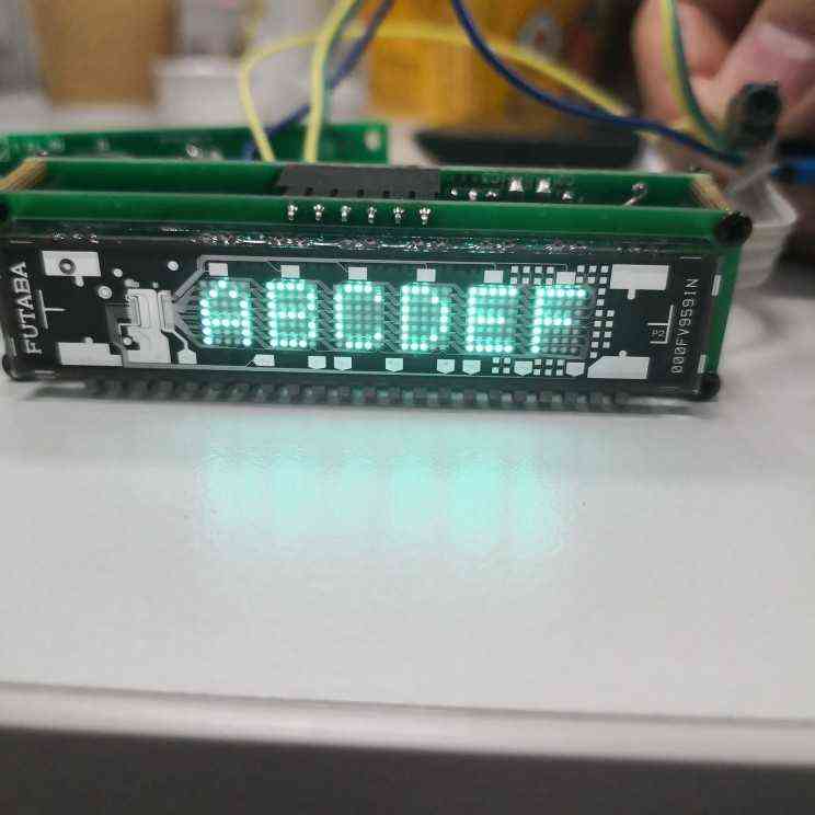 구매 8 비트 16 비트 도트 매트릭스 보드 VFD 모듈 스크린 Arduino C51 STM32 마이크로 컨트롤러 VFD 형광 디스플레이 211112에 대한 그래픽 격자 ...