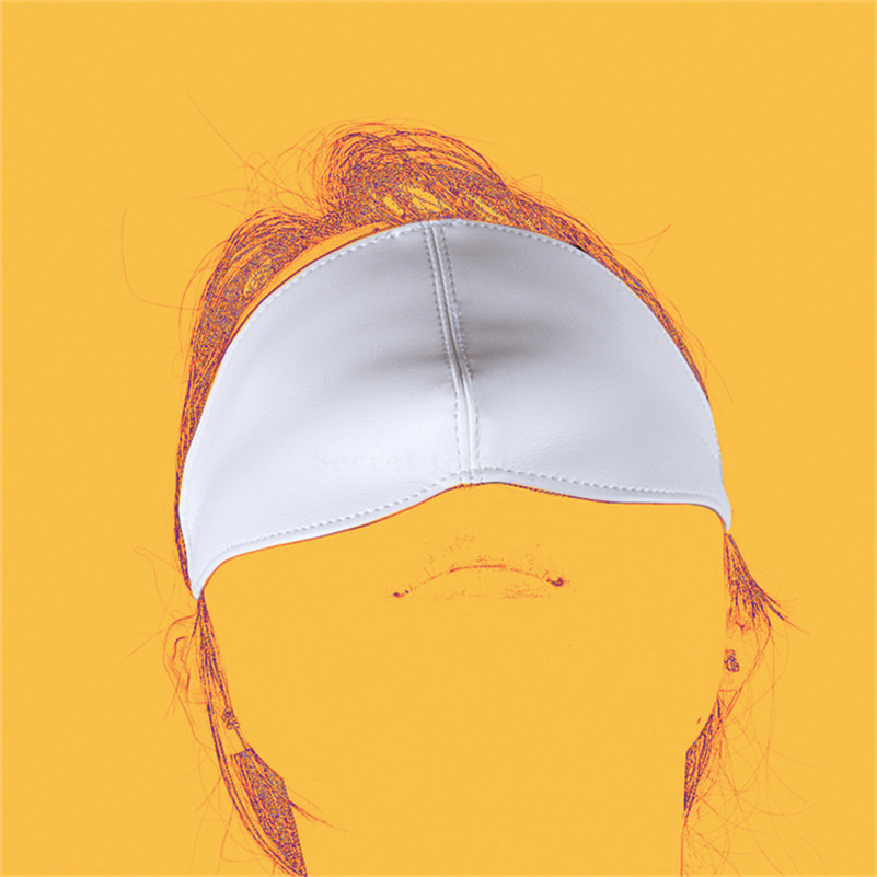 Morease Blindfold Sexy Leather Eye Mask Bdsm Restraints Fetish Slave ...