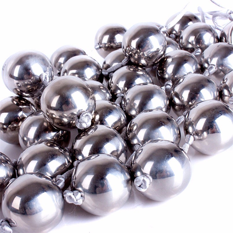 Stainless Steel 5 Balls Anal Beads With Ring Vaginal Balls Sex Toys