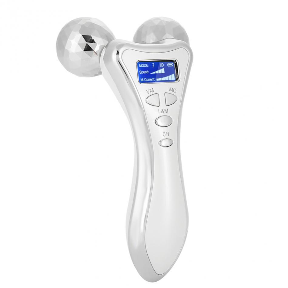 Handheld EMS Roller Face Beauty Massager V Face Massager Thin Face ...