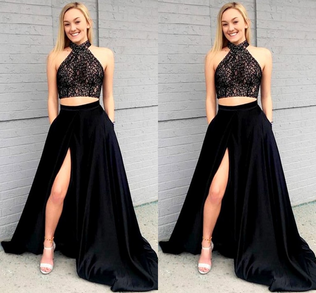 Venta > conjunto pollera larga y top fiesta > en stock