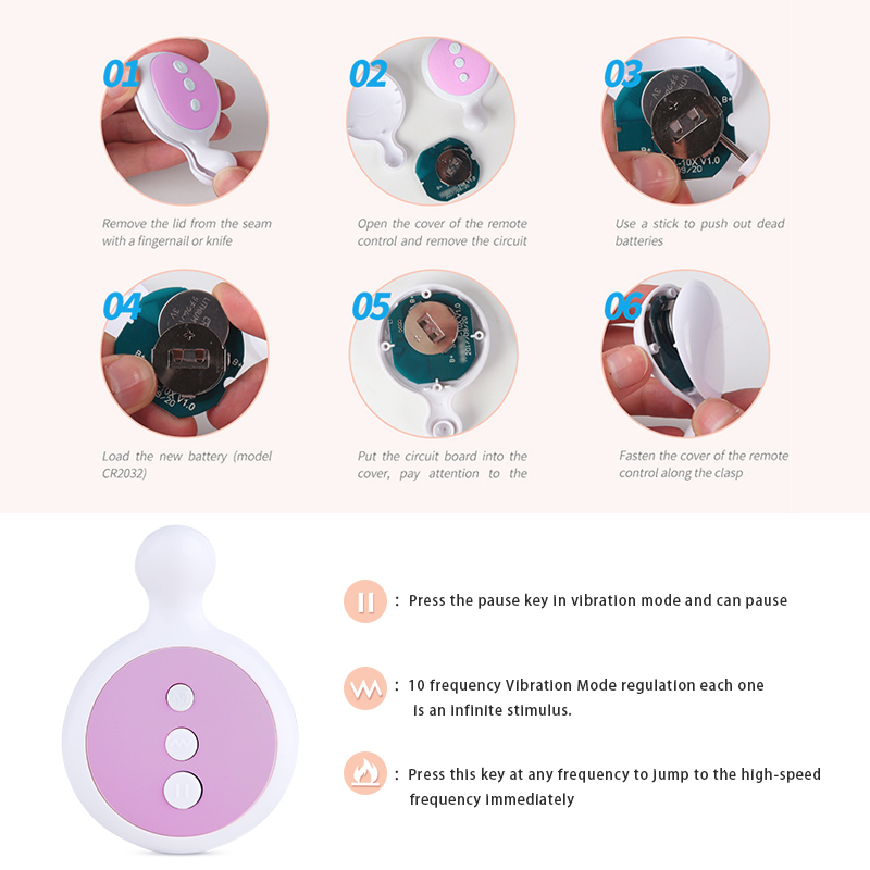10 Speeds Vibrating Panties Wireless Remote Control Panty Vibrator Usb