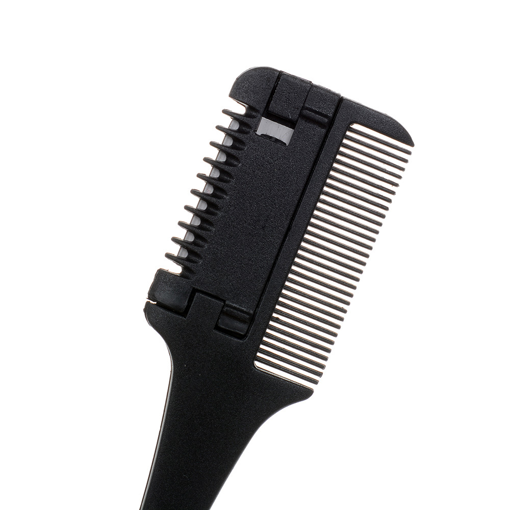 Super Hair Razor Comb Black Handle Hair Razor Cutting Thinning Comb ...