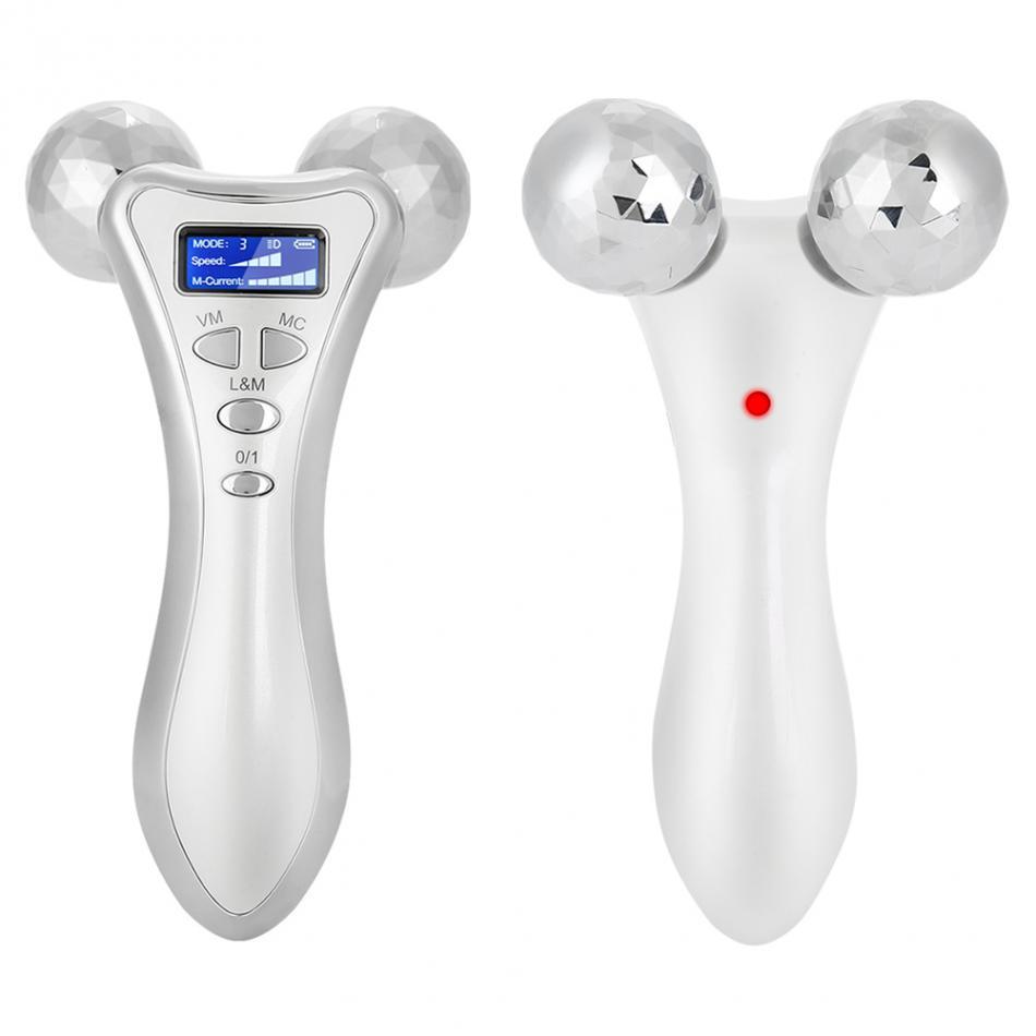 Handheld EMS Roller Face Beauty Massager V Face Massager Thin Face ...
