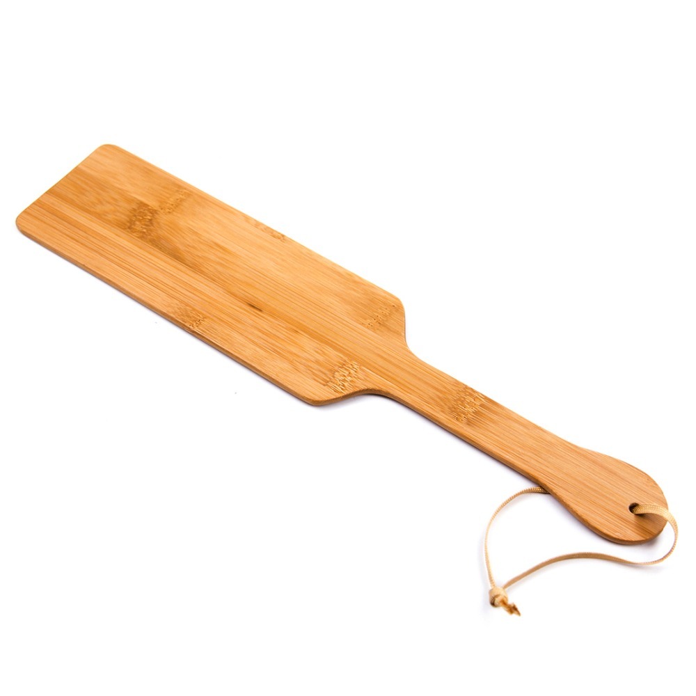 Big Natural Bamboo Wood Spanking Paddle Clap Slap Flap Pat Beat Whip ...