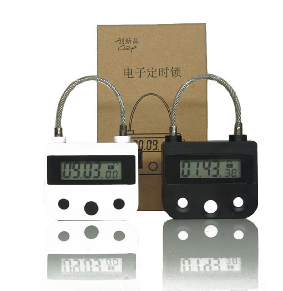 Digital Timer Switch Usb Rechargeable Time Switch Lock Padlock For