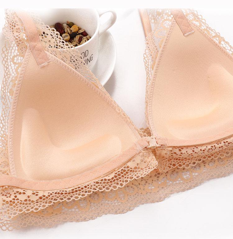 Buy Dropship Products Of Sexy Lace Wireless Front Closure Bra For Women