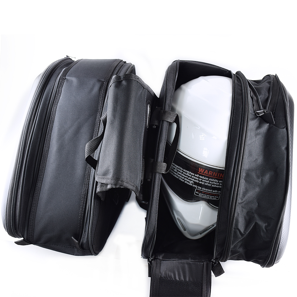 Motorcycle Helmet Side Bag Komine Carbon Fiber Waterproof Moto Tail ...