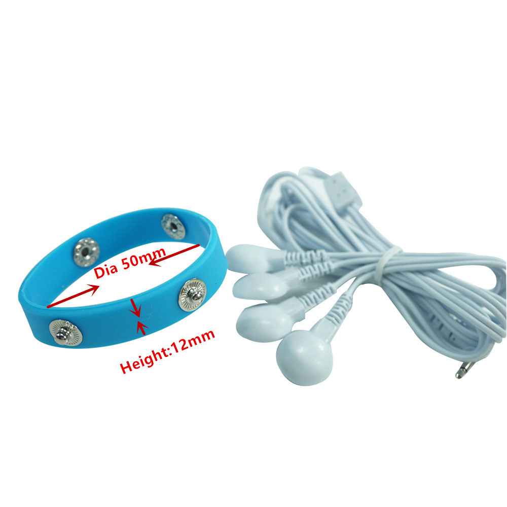 For Choose Dia 50mm Electric Shock Silicone Penis Cock Ring Delay ...