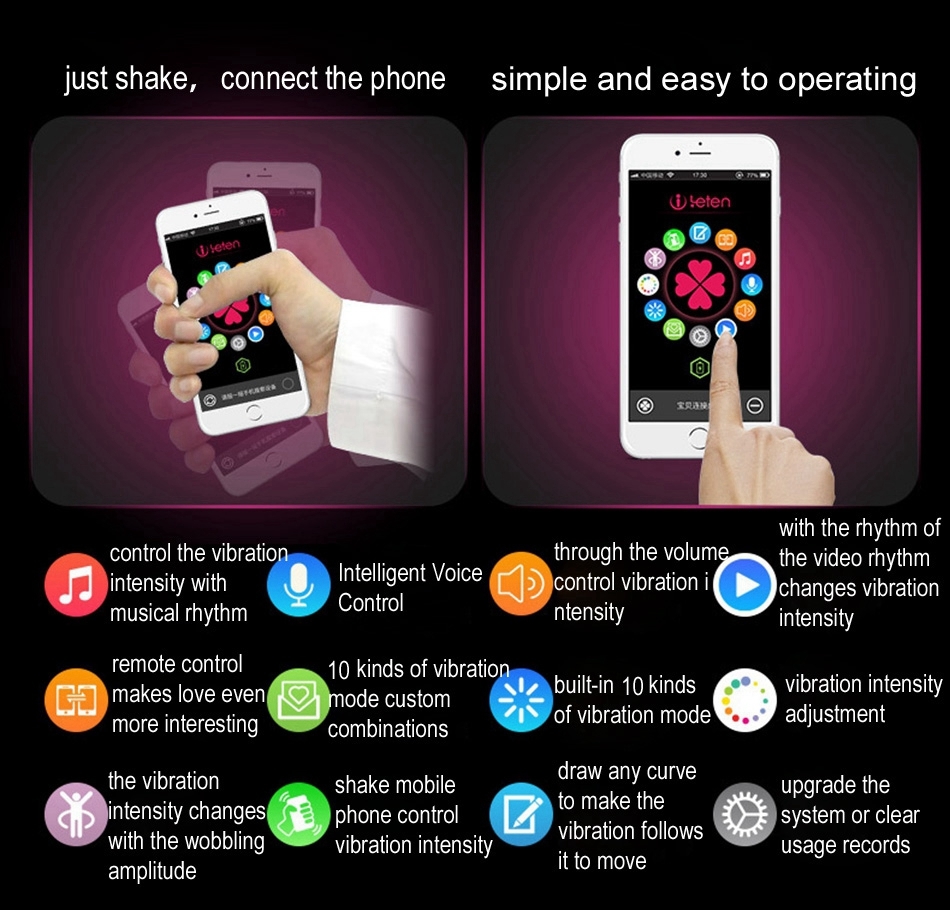 Bluetooth Connect App Control Wearable Vibrator G Spot Panties ...