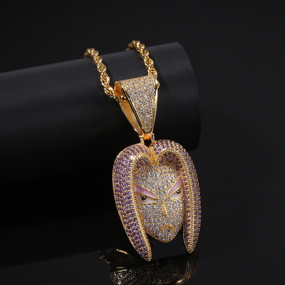 Wholesale New Personalized 18K Gold Bling Diamond Cartoon TRUNKS ...