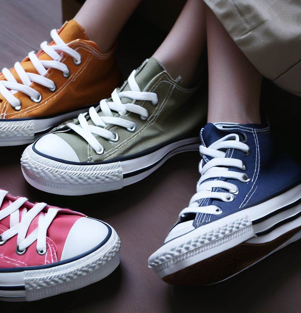 Converse Canvas Shoes Matching Method