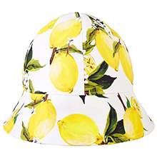 54% off Girls' Lemon Print Sun Hats US $12.50 / Piece