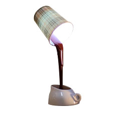 DIY Coffee Cup Shaped Lamps