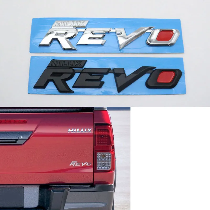 Para TOYOTA HILUX REVO EMBLEM Logo Tronco Trasero Insignia Etiqueta ...