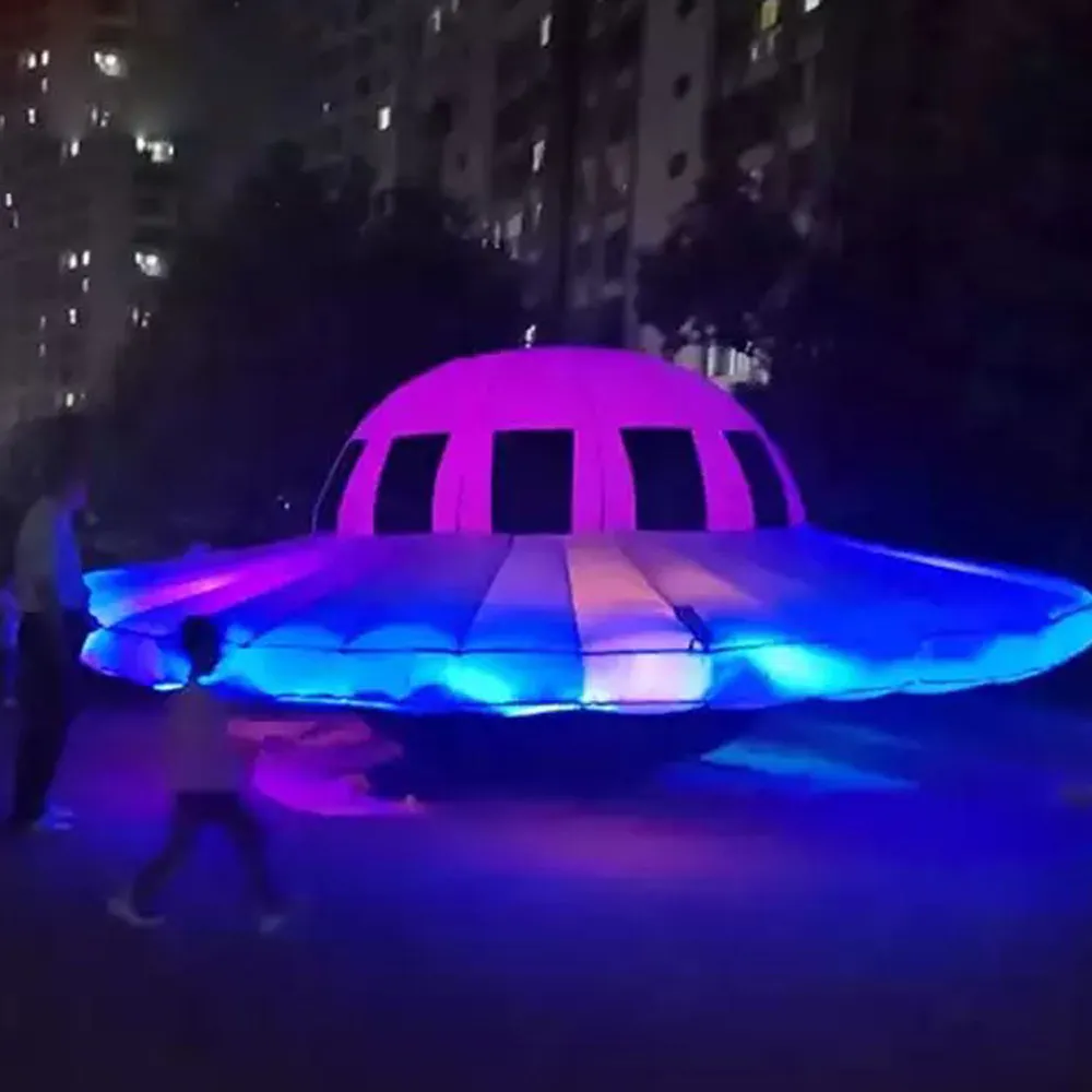 LED LED Giant Giant Gonflable UFO Advertising Flying Saucer UFO ...