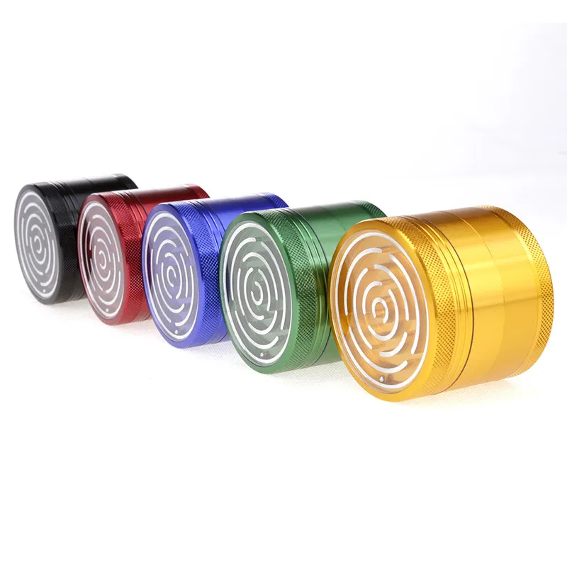 Maze Game Grinders 63 Mm Diámetro 4 Piezas Metal Herb Grinders ...