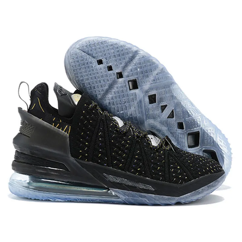 Lebron 18 XVIII Gang Oreo Noir Rouge Blanc Enfants