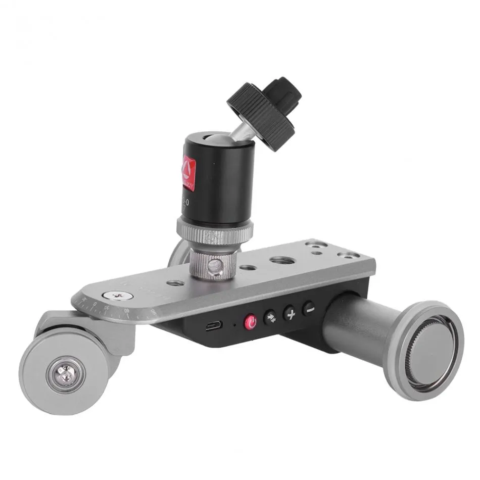 Mini Motorizado Eléctrico Track Slider Motor Dolly Truck 3 Wheel Car ...