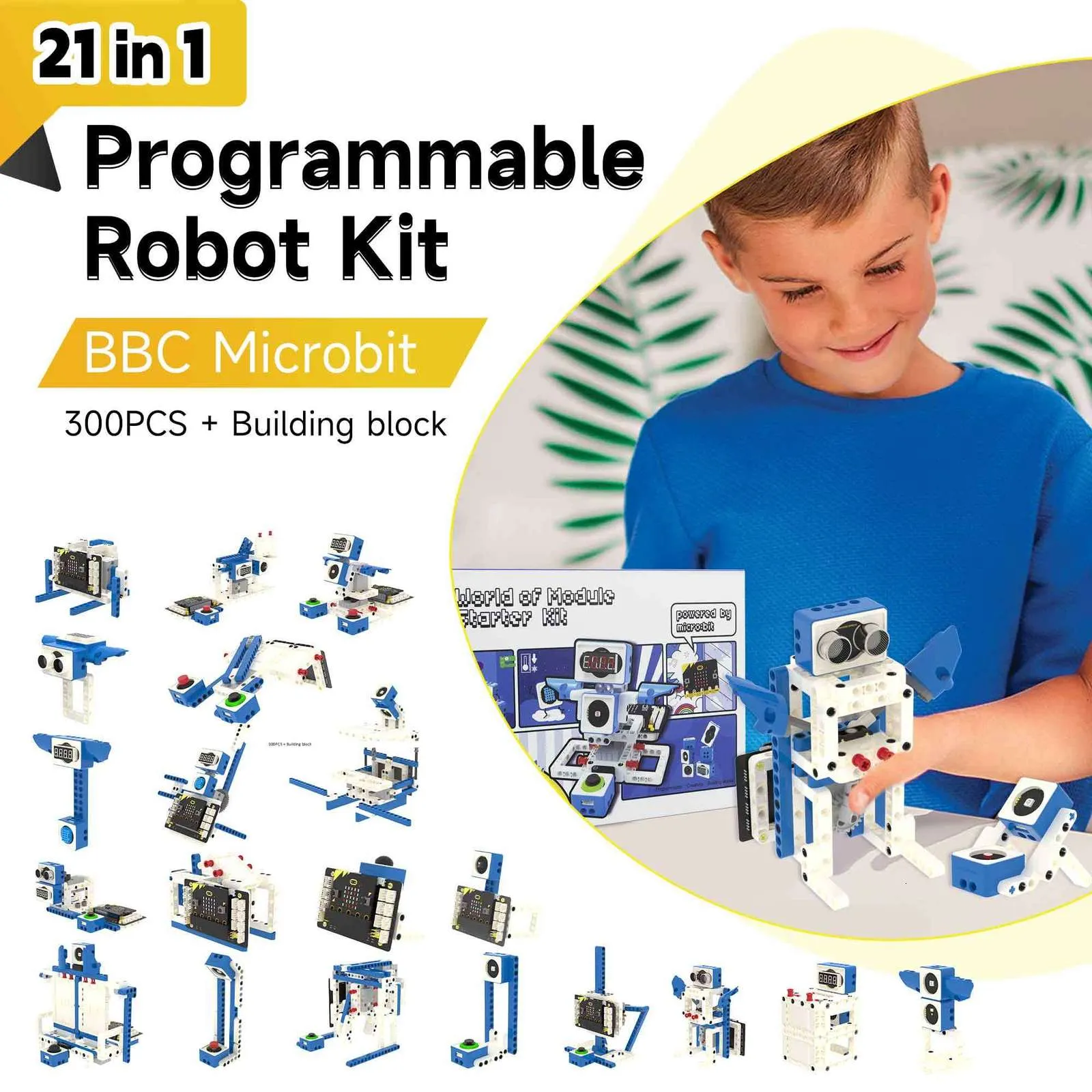 Otros Toys Yahboom 21 En 1 Microbit V2 Robotics Kit Toy De Sensor Electrónico De Bricolaje ...