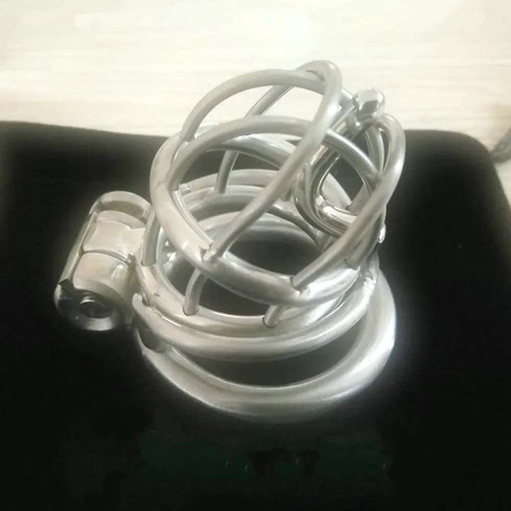 Dispositifs De Chasteté PA Prince Albert Male Penis Cage Restraint For ...