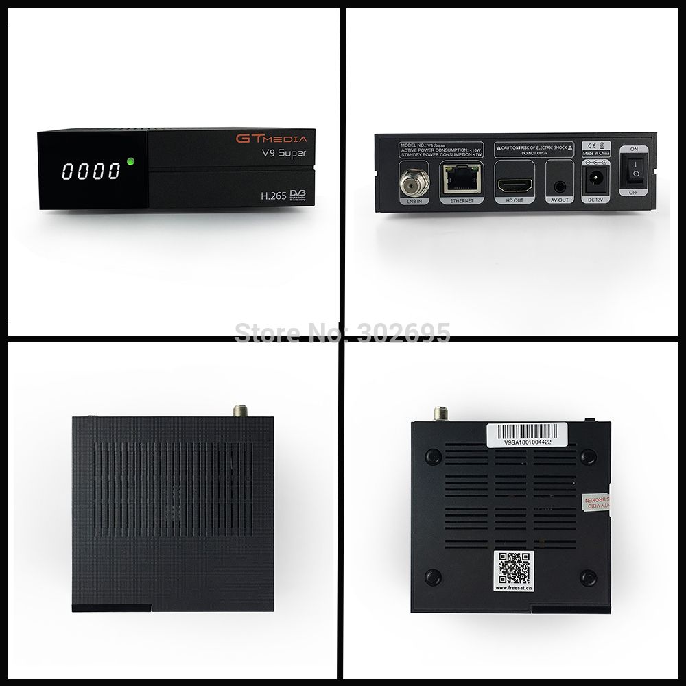 Récepteur Récepteur Satellite V8 Nova HD 1080P CCCAM Cline Pour 2 Ans ...