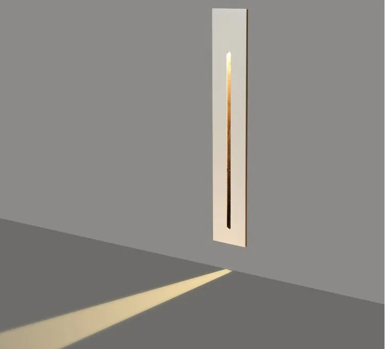 Empotrado 3W LED Stair Light Rectangle AC100 240V Indoor LED Wall ...