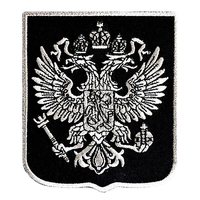 Ruso Imperial Águila Escudo De Armas Cresta Plata Parche Detallado ...