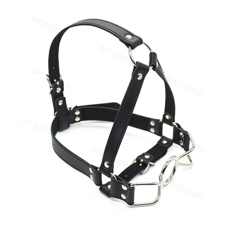 Bondage Spider Mouth Gag Head Herness Restrainet Toy Fetish O Ring Oral ...