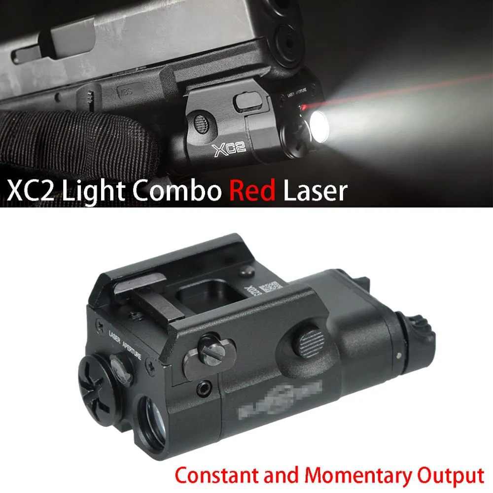 Tactique XC2 Compact Scout Light Avec Red Dot Laser LED MINI White ...
