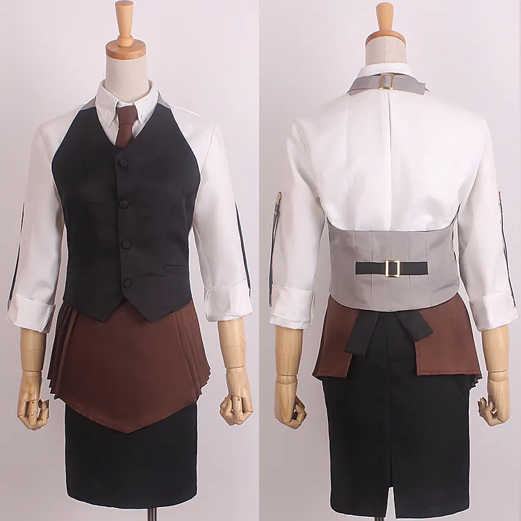Tokyo Ghoul Cosplay CCG Kirishima Touka Serveuse Uniforme Costumes ...