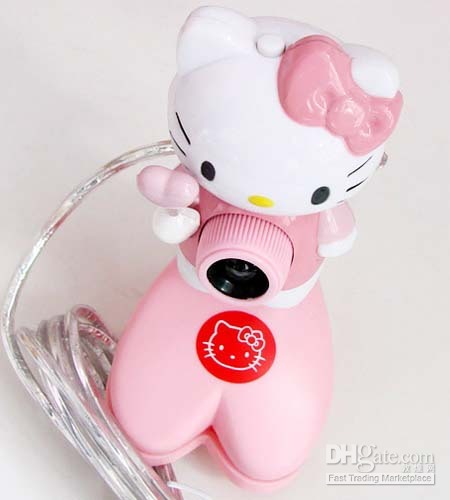 ! Driverless 1.3M Hello Kitty USB Webcam PC Camera Web Cam Pink,SKYPE ...