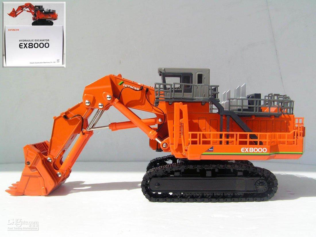 2020 1:87 HITACHI EX8000 EXCAVATOR Toy From Show_watch, $67.13 | DHgate.Com