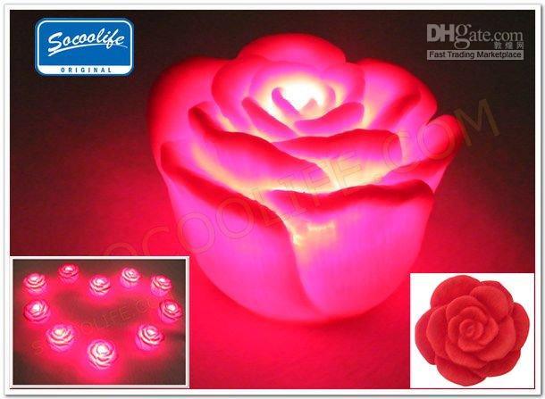 LED Rose Light,Romantic Light, LED Rose Lamp&&Red Rose G9 Led Bulb Full ...