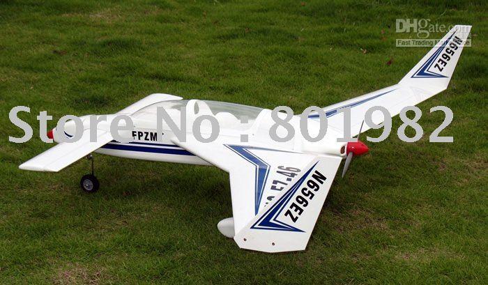 A Popular Fancy 4CH RC AirPlane Model Long EZ 46 White Type Best Rc Car ...