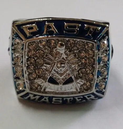 Exquisite Past Master Masonic Championship Self Defence Ring Set With ...