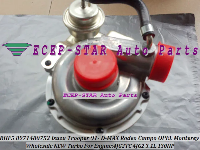RHF5 Turbocharger - Upgrade for ISUZU Trooper D-MAX Rodeo Opel Monterey ...