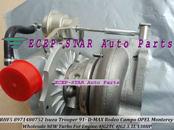 RHF5 Turbocharger - Upgrade for ISUZU Trooper D-MAX Rodeo Opel Monterey ...