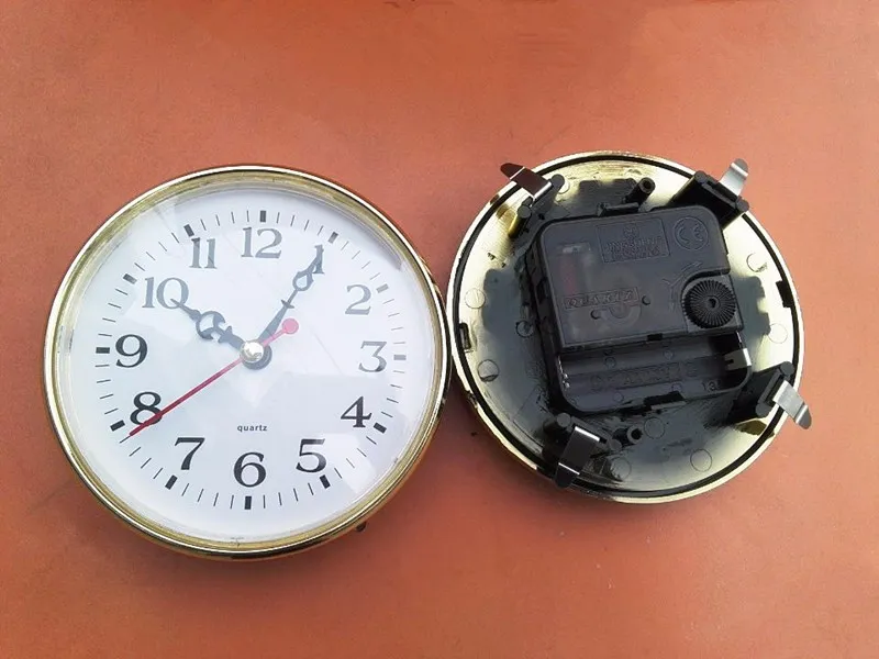 Gold Clock Inserts: Quartz Clock Movement, 110MM Diameter, DIY Clock ...