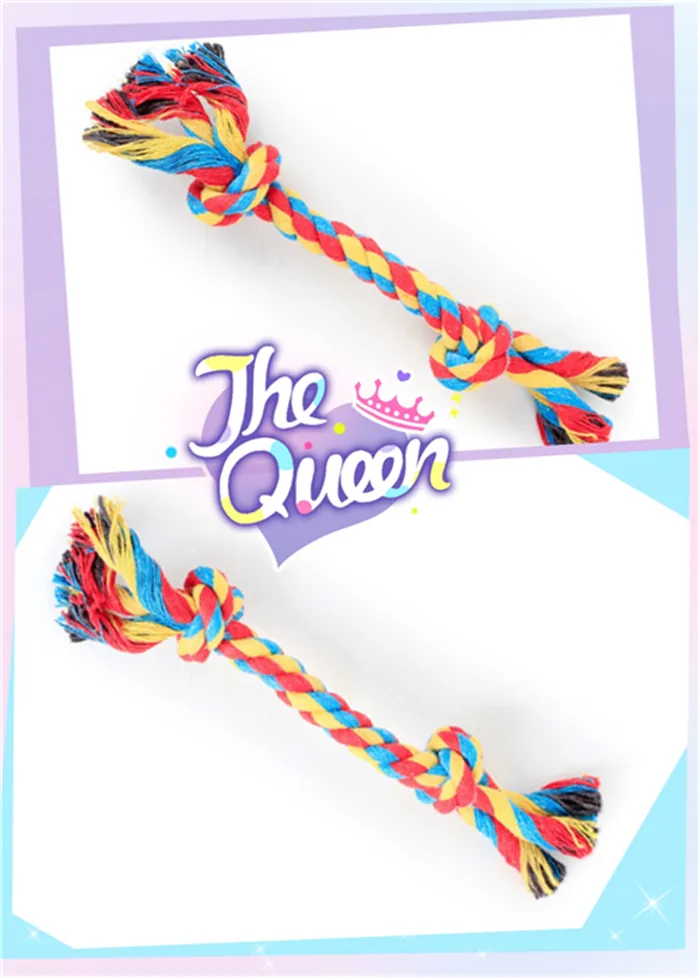 Pet Toys Cotton Knitting Pet Teeth Grinding Toys Striped Hand Made ...