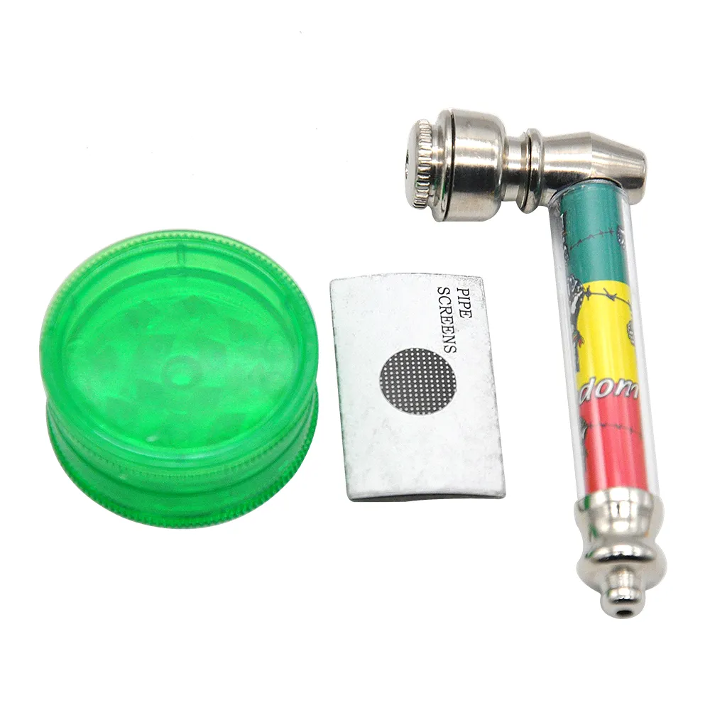 Classic Jamaica Rasta Leaf Smoking Set:Metal Smoking Pipe + Plastic ... Classic Jamaica Rasta Leaf Smoking Set:Metal Smoking Pipe + Plastic ...
