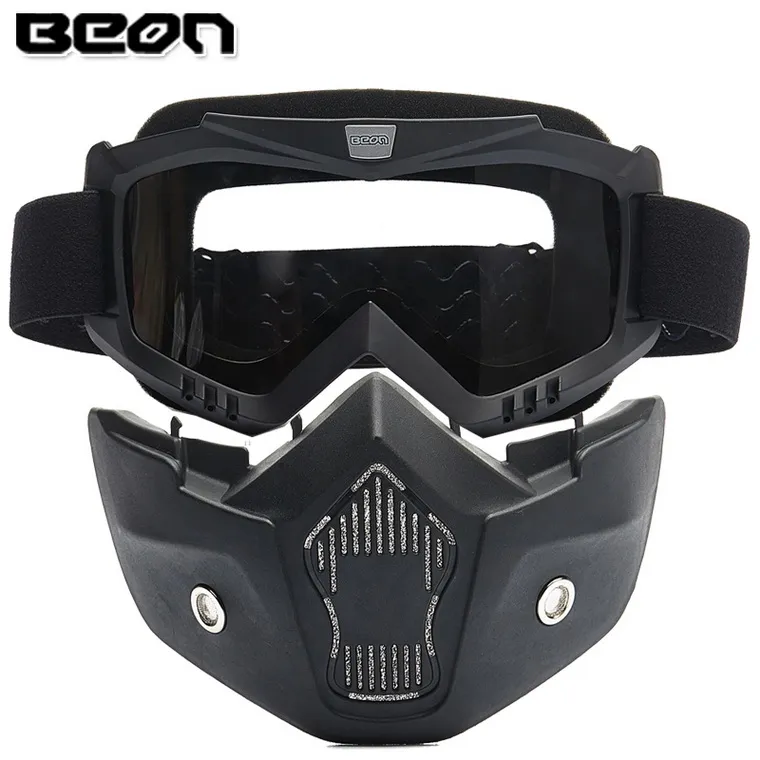 Retro Motorcycle Goggles, 2024 Authentic BEON Off Road Helmet Goggles ...