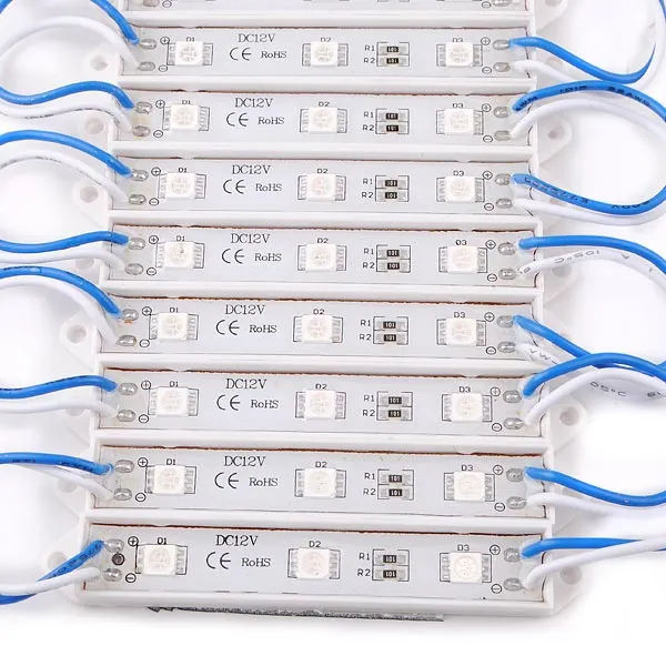 SMD Module LED Waterproof Lamps: 5050 SMD LED, 3 LED Modules, 12V LED ...