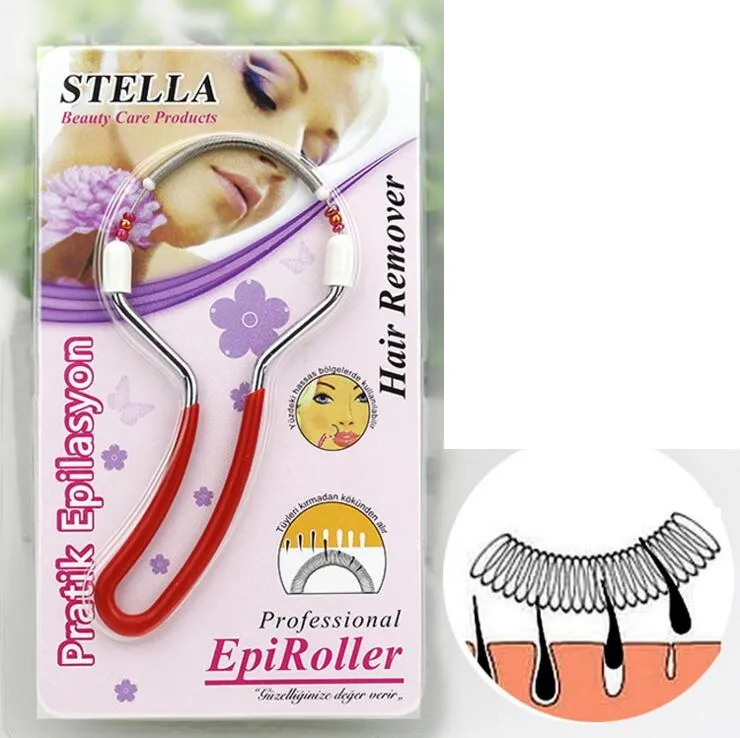 Premium Handheld Facial Hair Remover - 100 Spring Threading Epilator ...