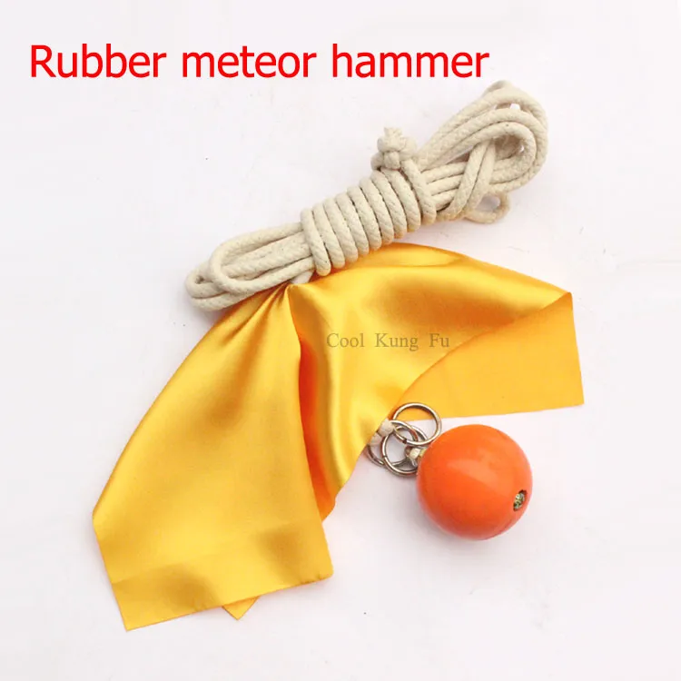 Rubber Meteor Hammer for Beginner Kung Fu, Martial Arts, and Wushu ...