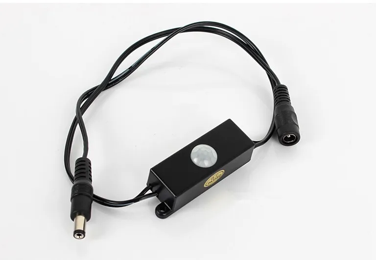 LED Strip Lighting With Motion Sensor: 5.52.1mm DC Plug, Automatic PIR ...