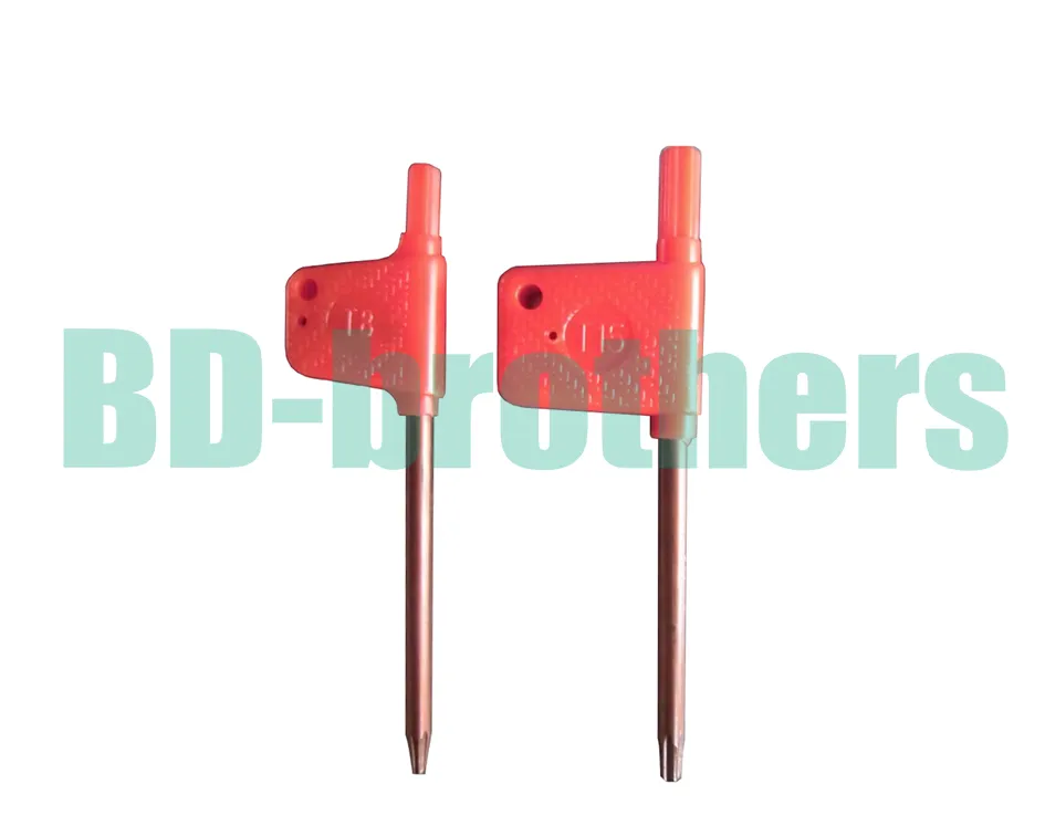 Torx Screwdriver Set: T6 T20 Star Key Wrench Tools Precision Red Flag ...